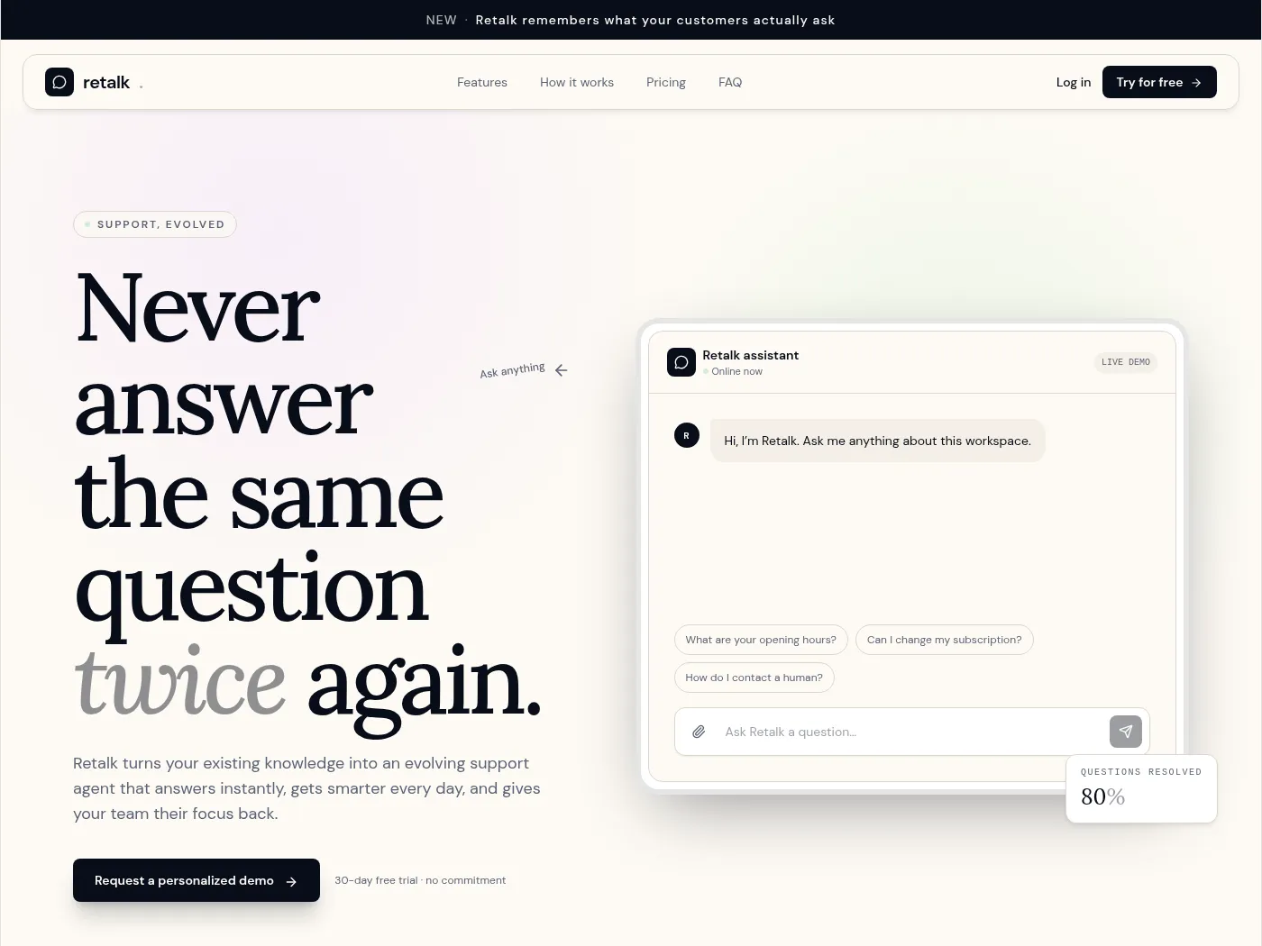 Retalk Bot Redesign