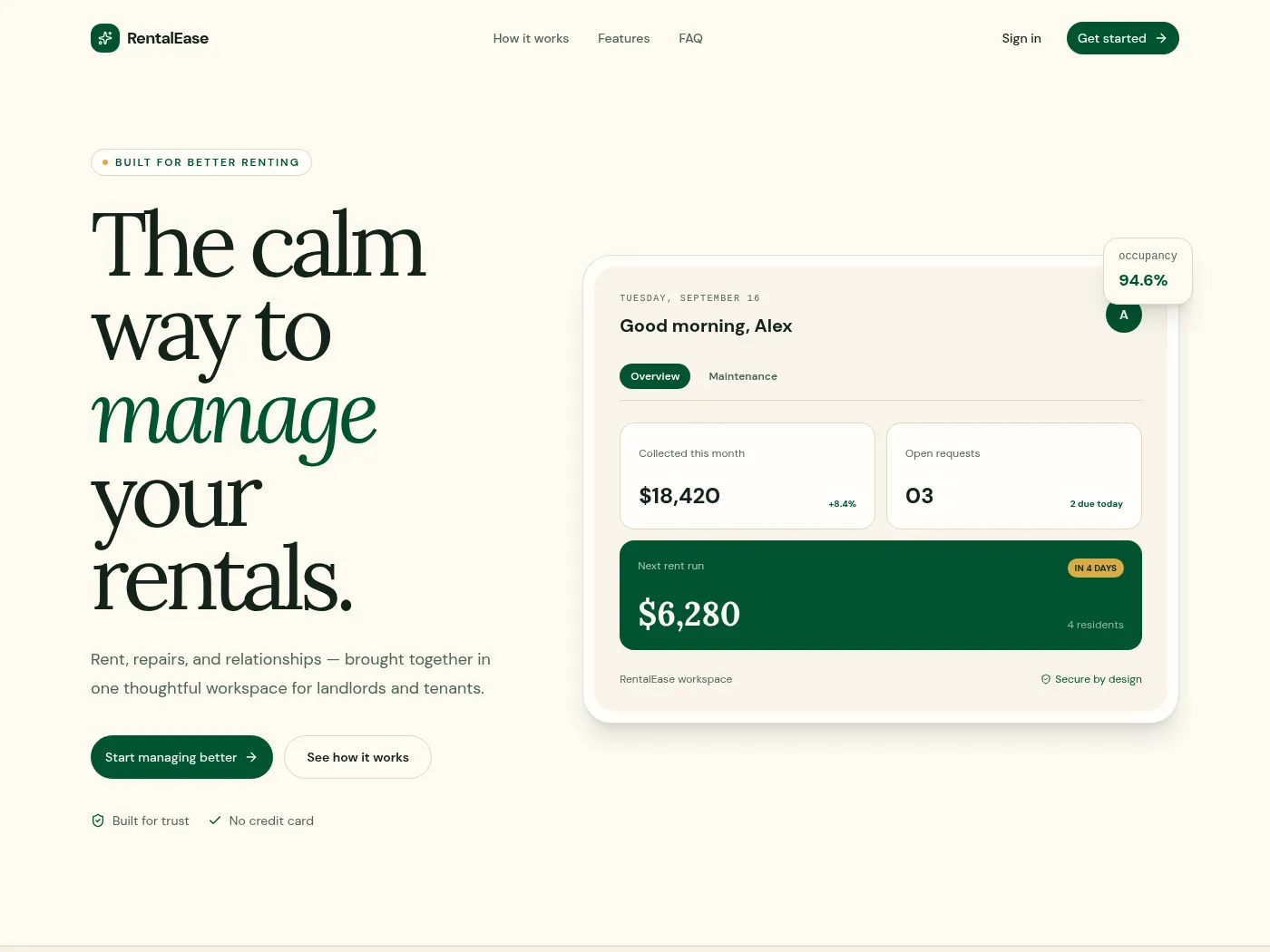 RentalEase Website
