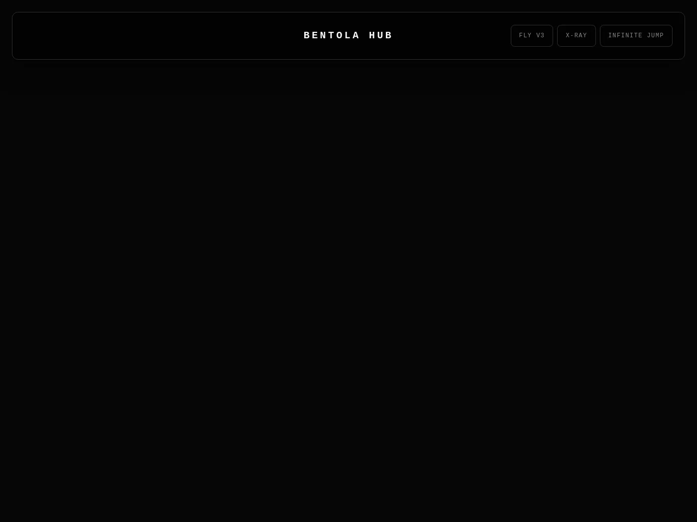 Bentola Hub Menu
