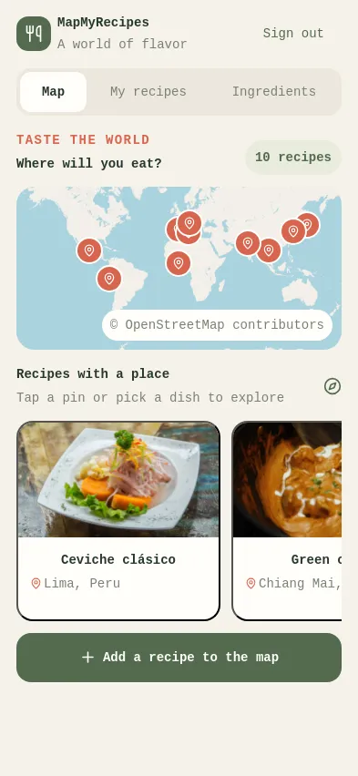 MapMyRecipes