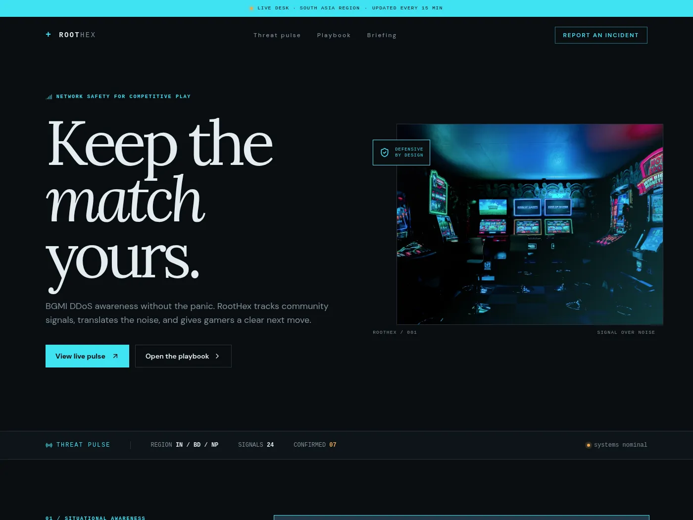 BGMI DDoS Info Hub