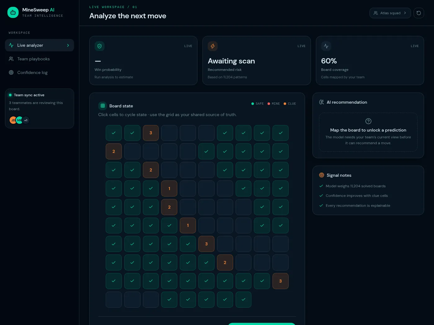 MineSweep AI Predictor