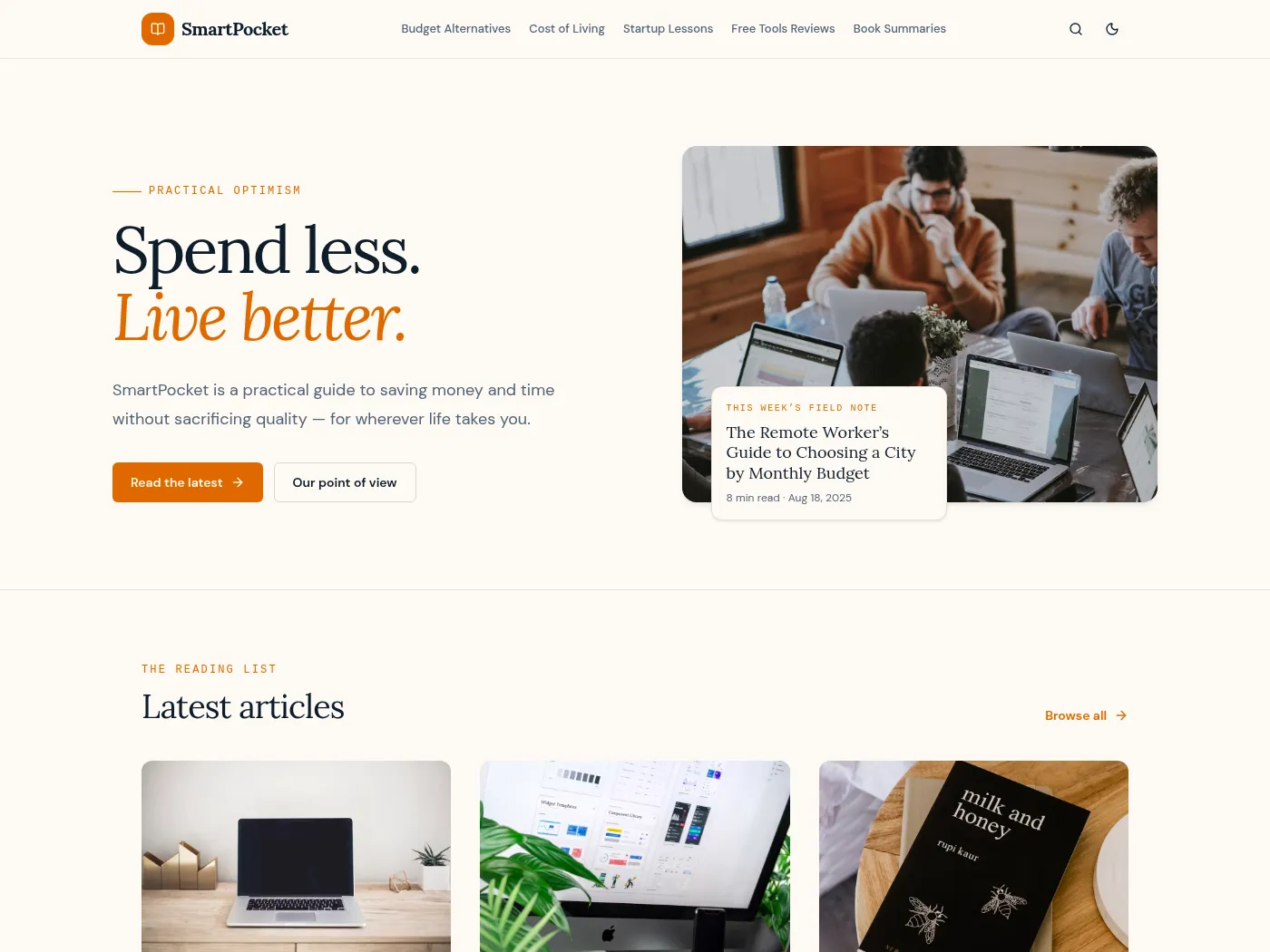 SmartPocket Blog Platform