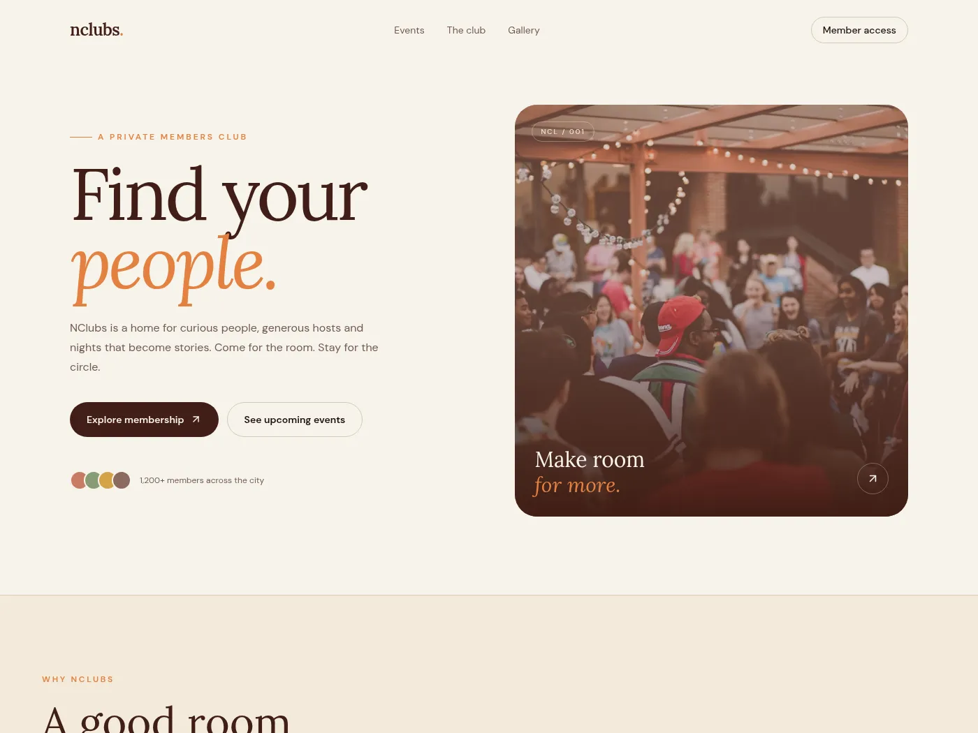 NClubs Community Hub