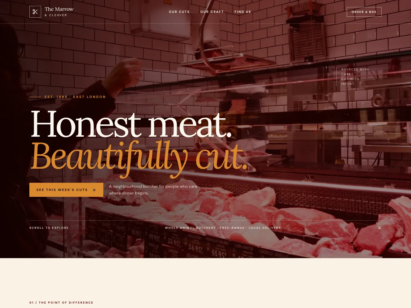 Butcher Shop Website