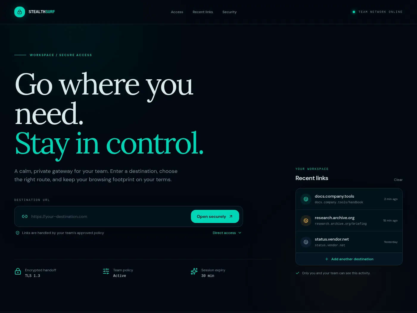 StealthSurf Proxy Hub