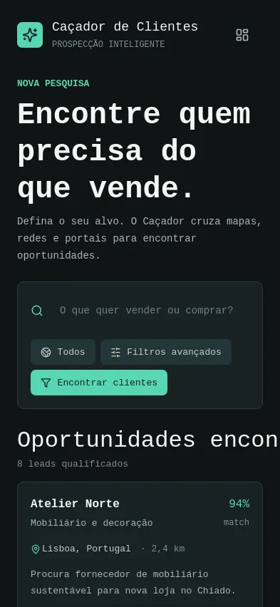 Caçador de Clientes