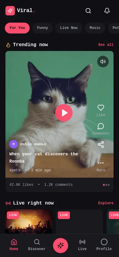 Viral Reels Live