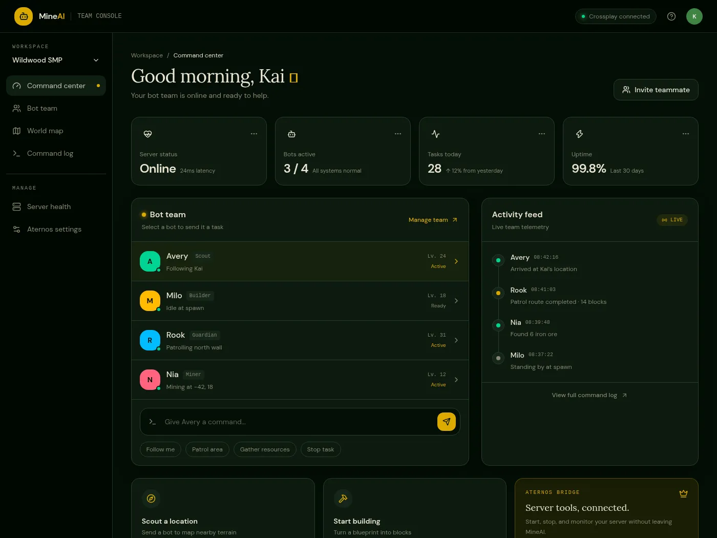 MineAI Bot Manager