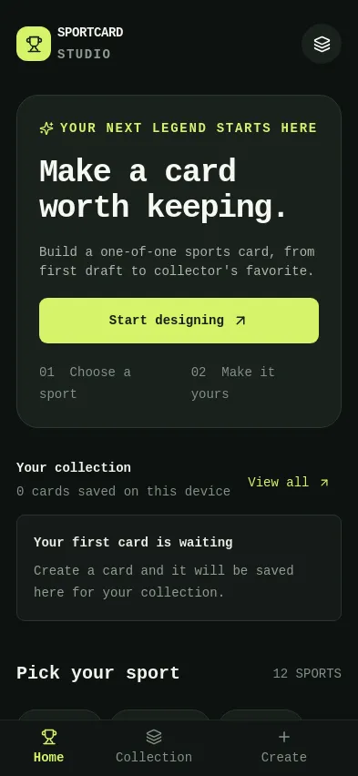 SportCard Studio