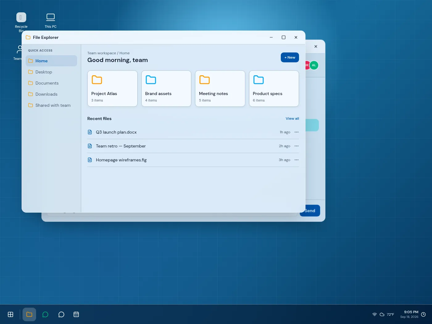 Windows Web Desktop