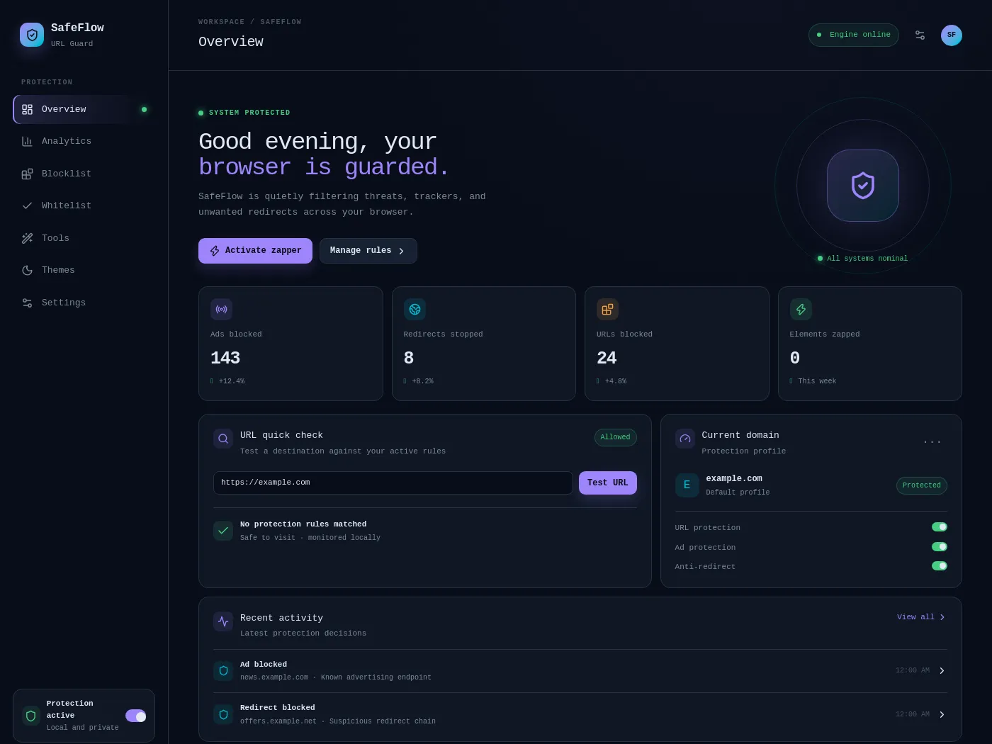 SafeFlow URL Guard