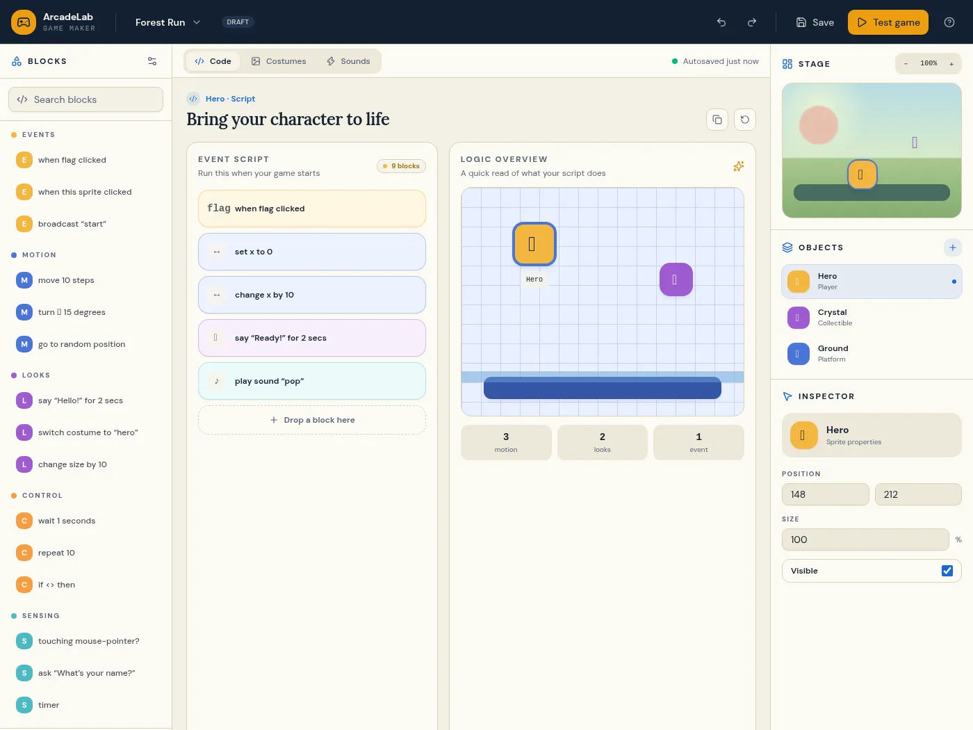 Scratch Game Maker
