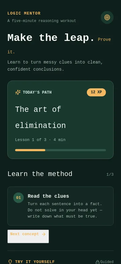 Logic Mentor