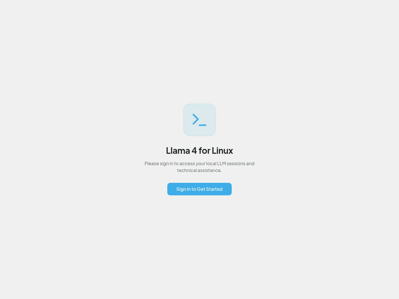 Llama 4 Linux App