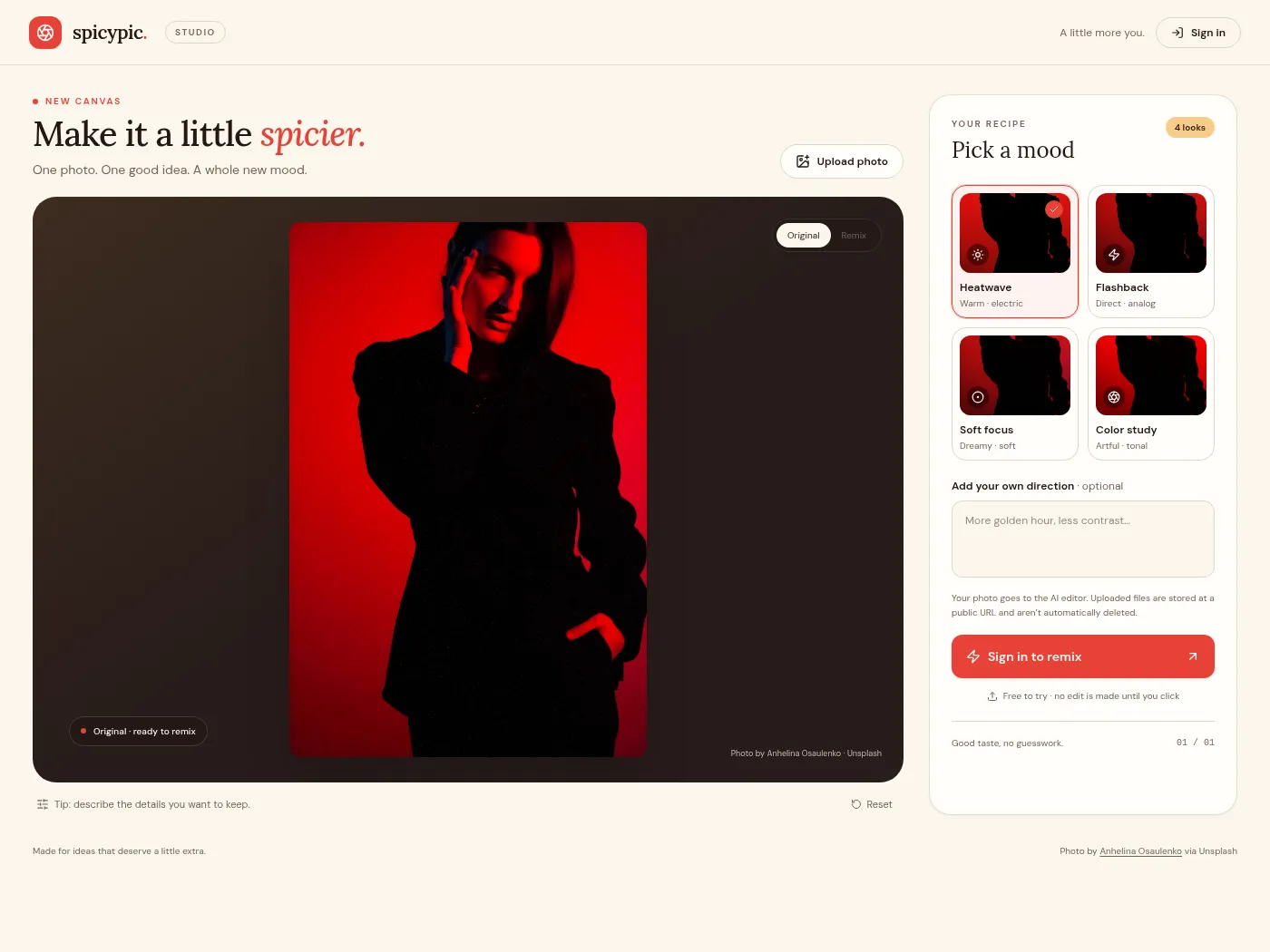 SpicyPic AI Editor