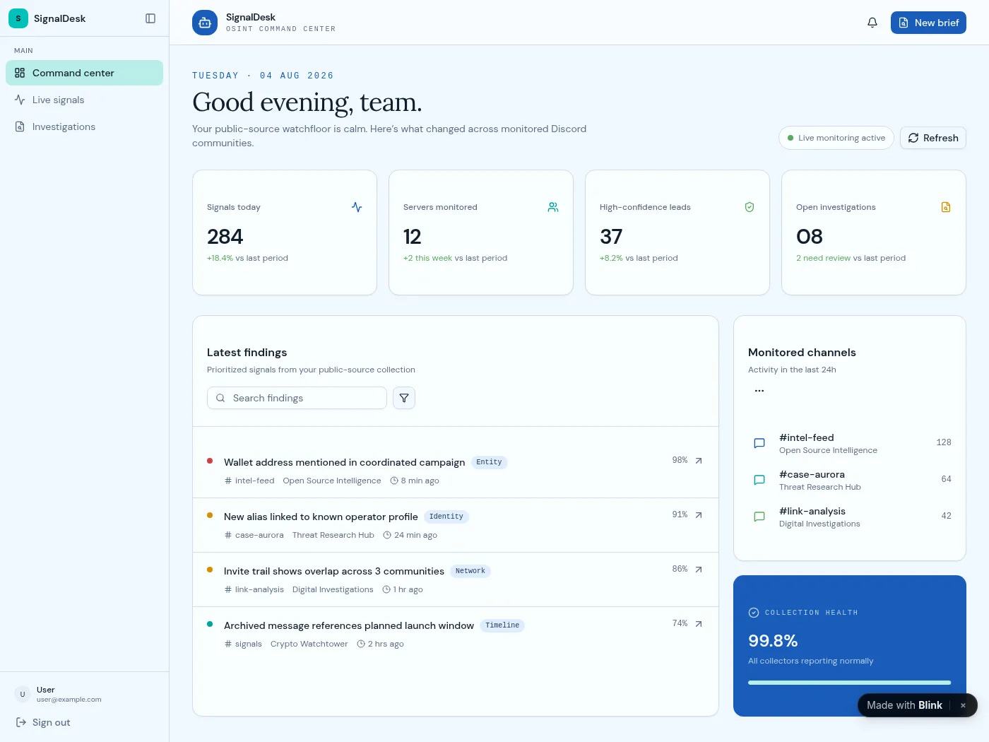 Discord OSINT Aggregator