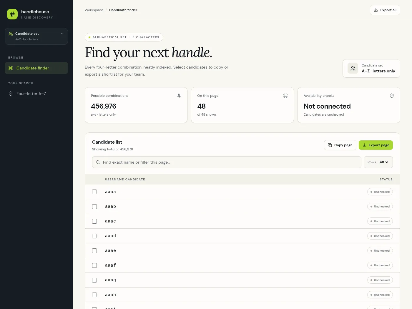 Discord Username Finder