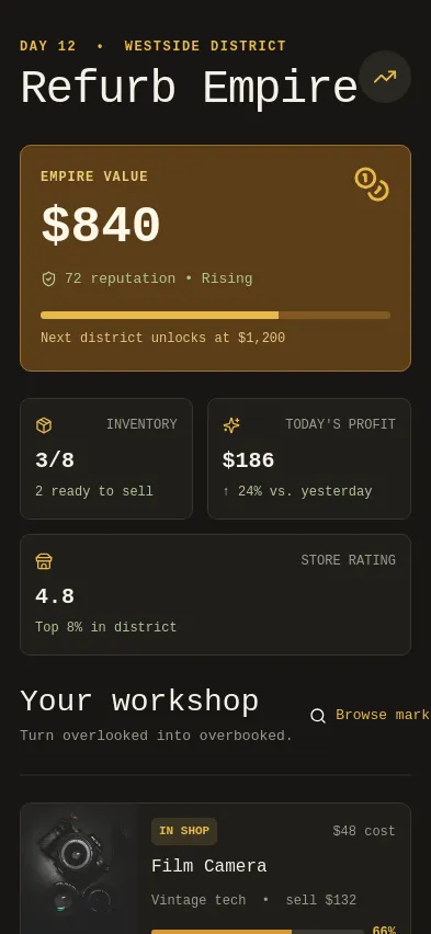 Refurb Empire Tycoon