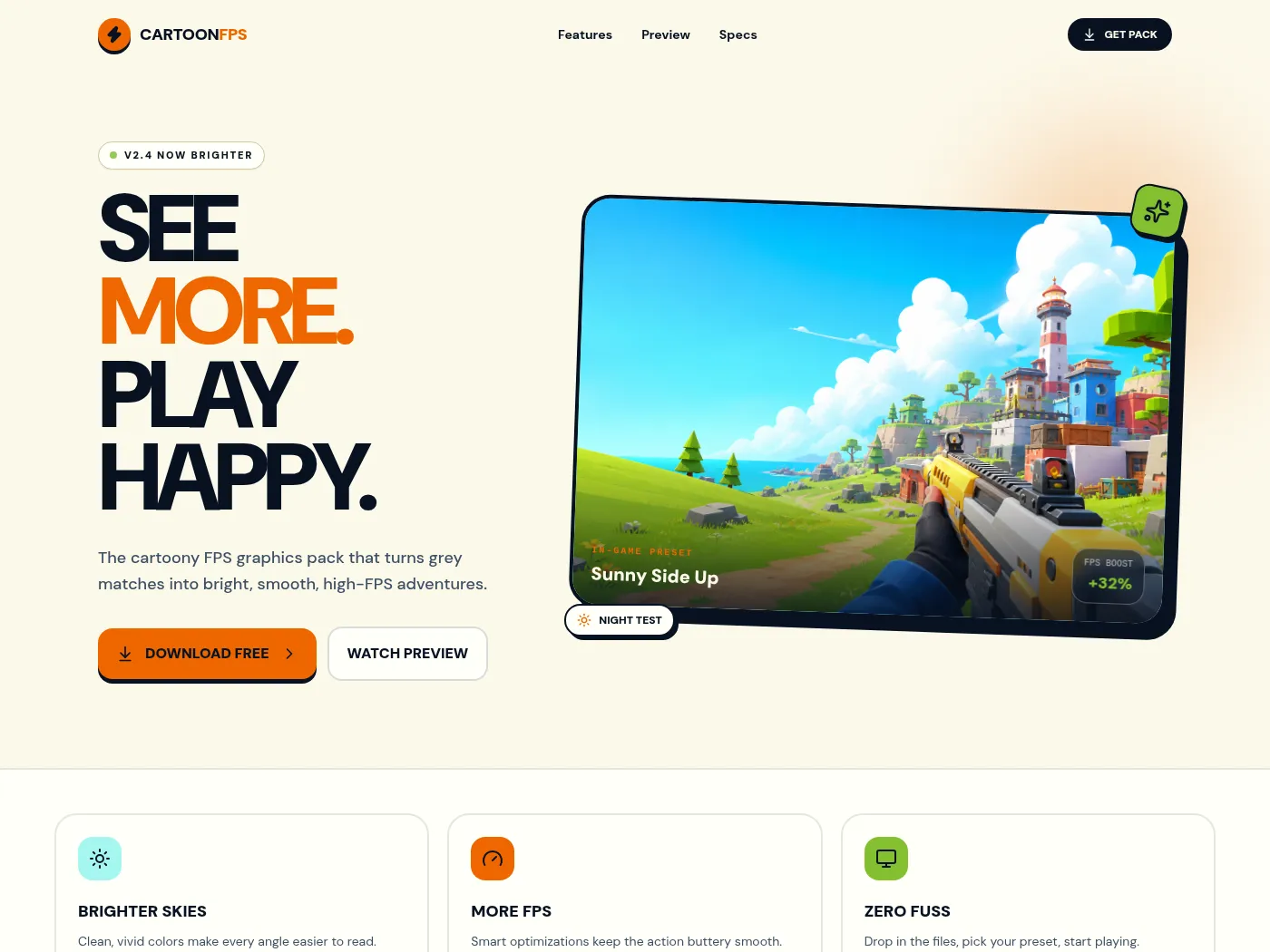 CartoonFPS Graphics Pack
