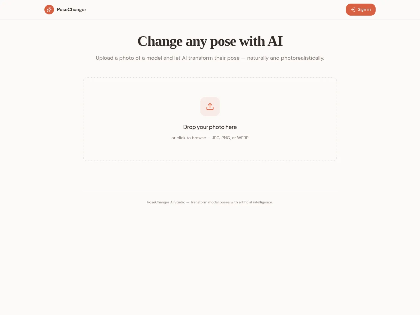 PoseChanger AI Studio