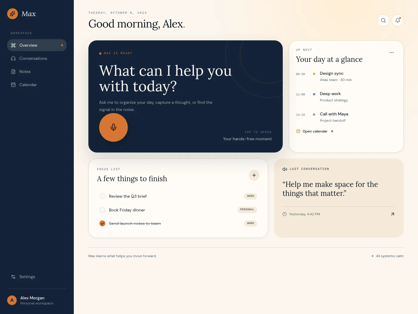 Max Voice Assistant
