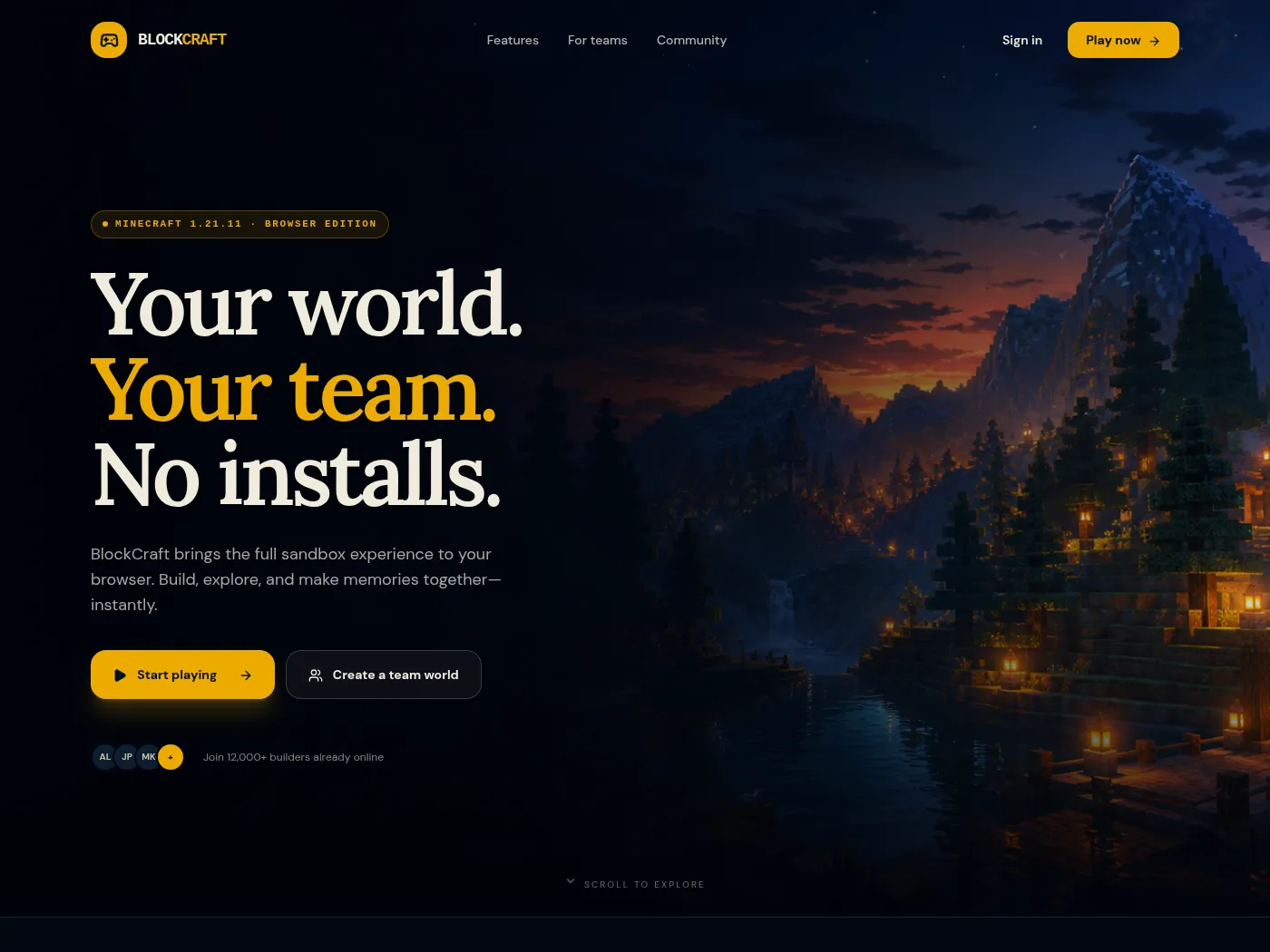 BlockCraft Web Client