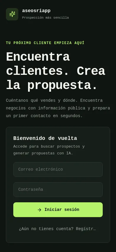 AseosriApp Client Finder