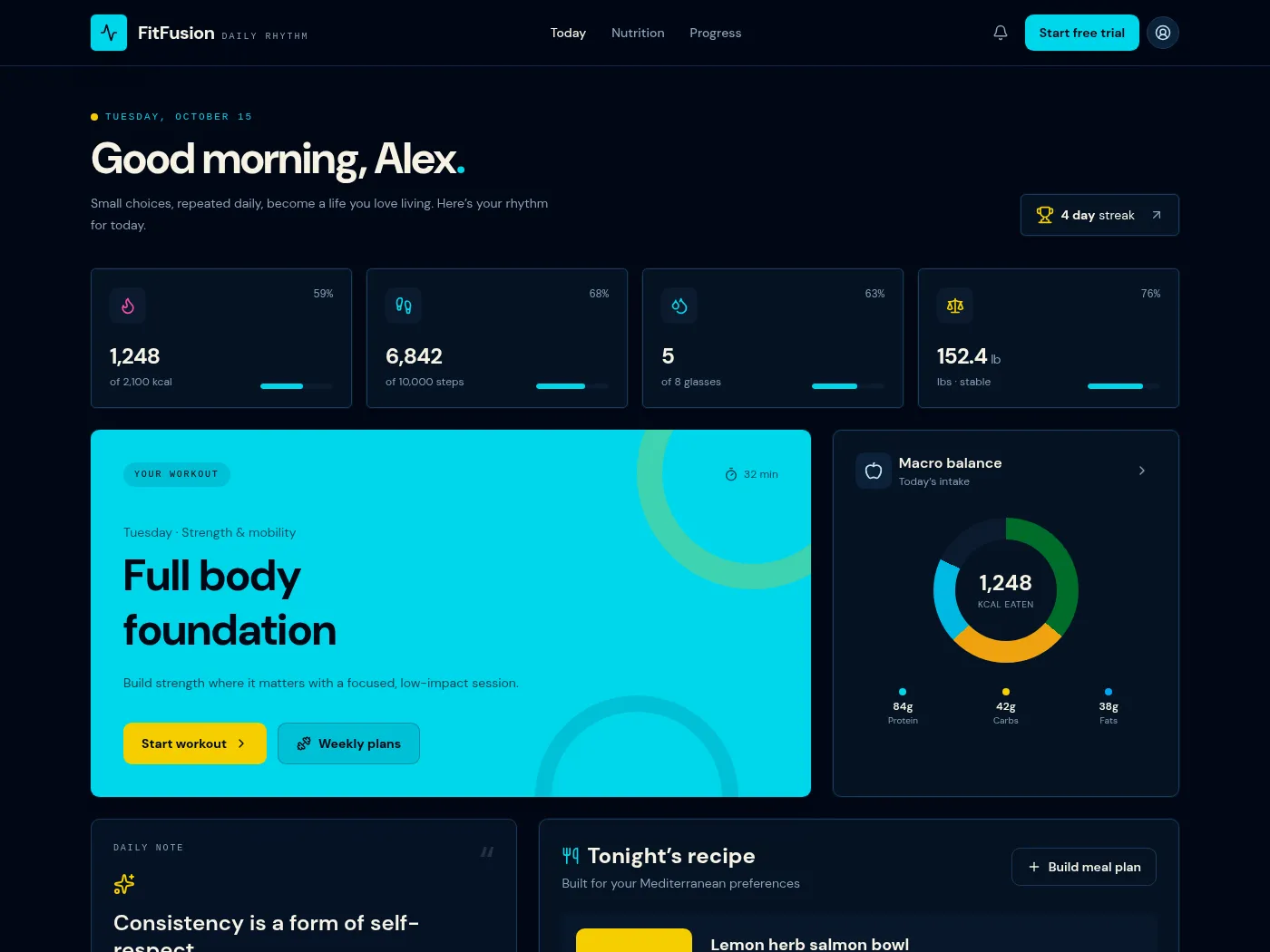 FitFusion Tracker