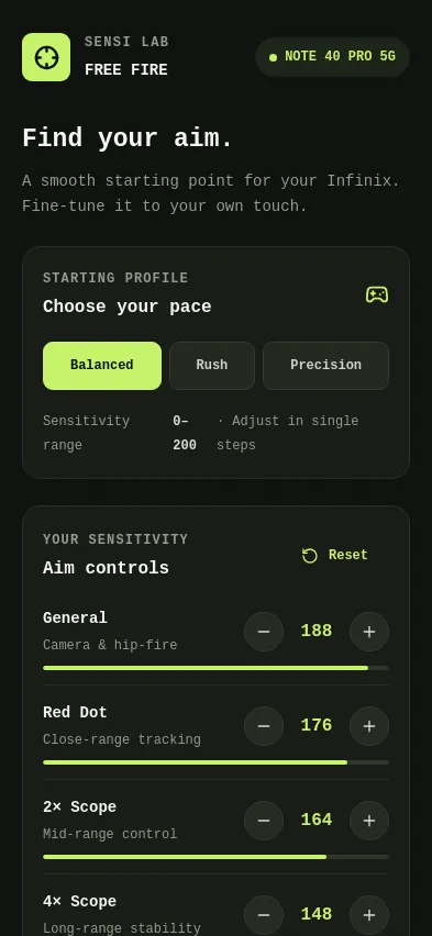 Free Fire Sensi Tuner