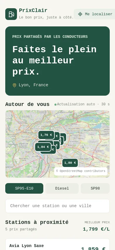 GasPrice Finder App