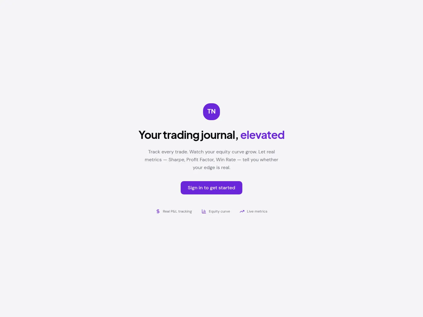 TradingNote WebApp