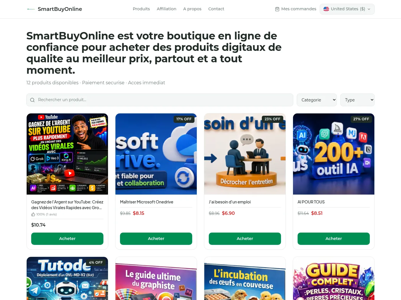 SmartBuy Web Presence