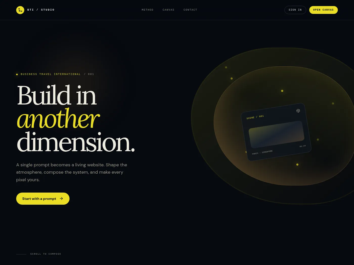 3D AI Web Builder