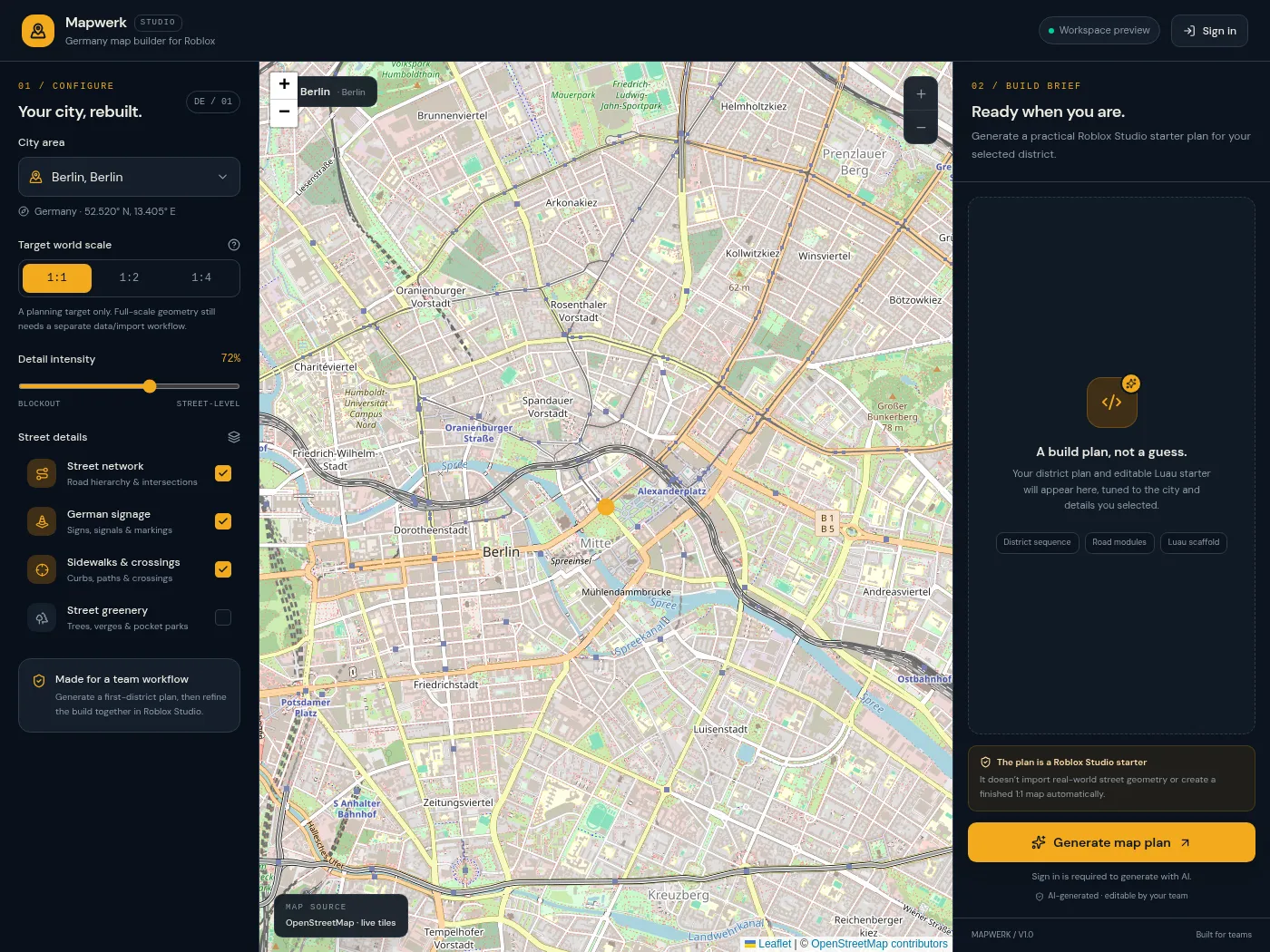 Germany Map AI Builder