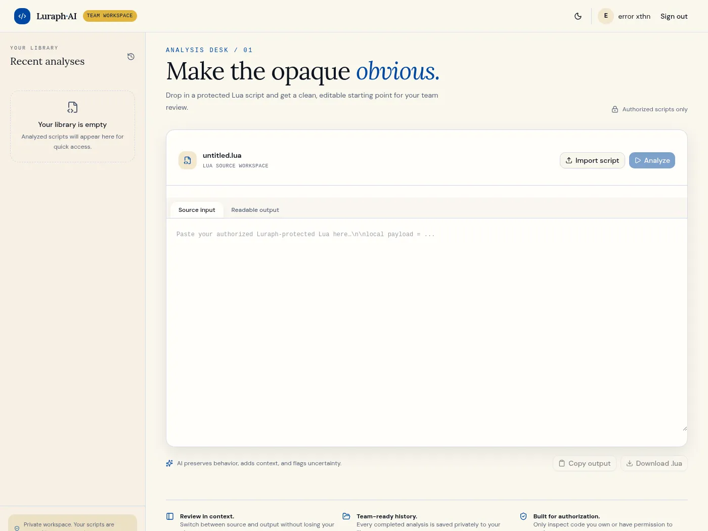 Luraph Deobfuscator AI