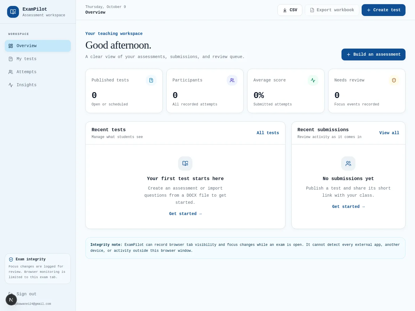 ExamPilot Platform