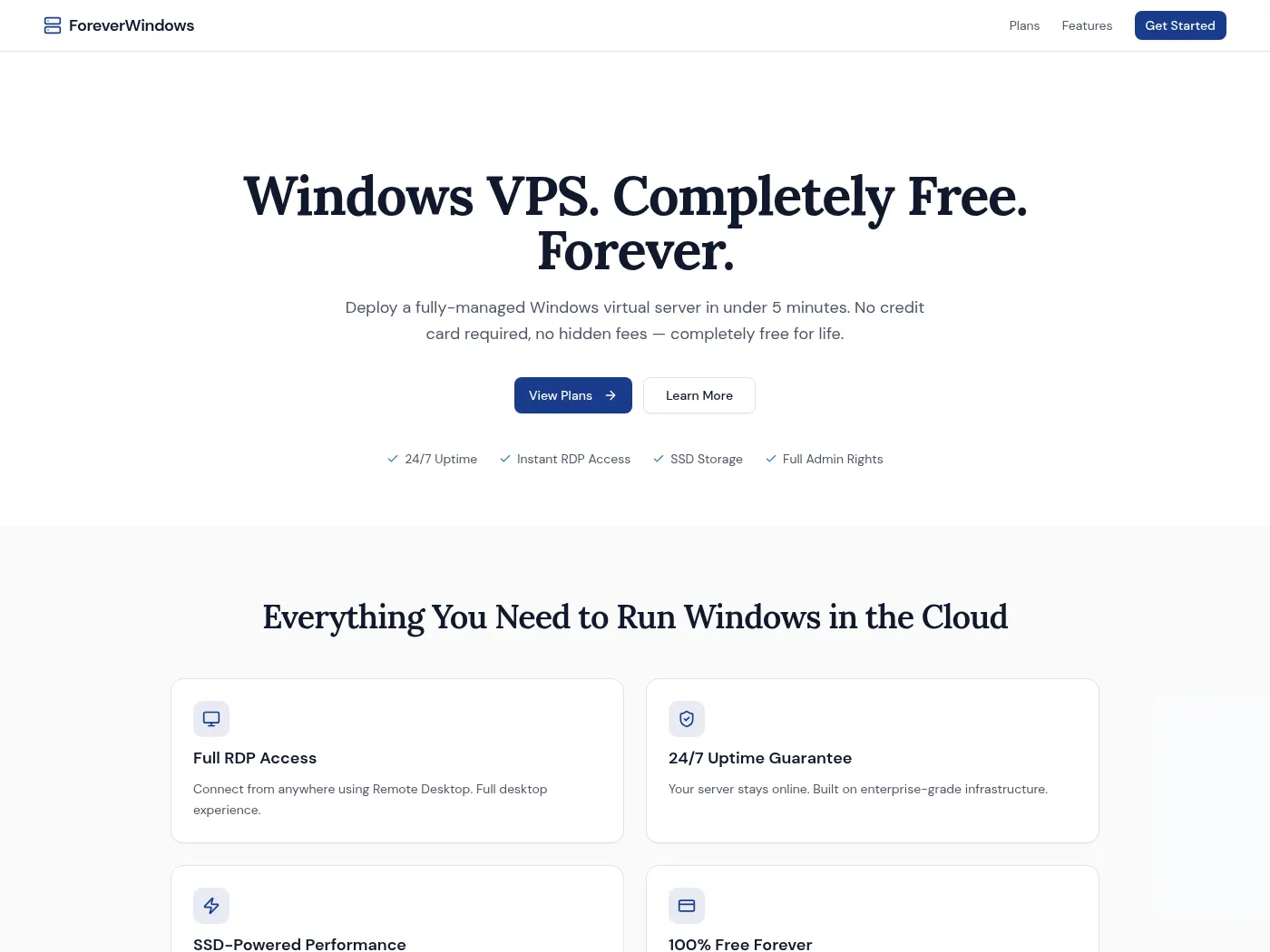 ForeverWindows VPS