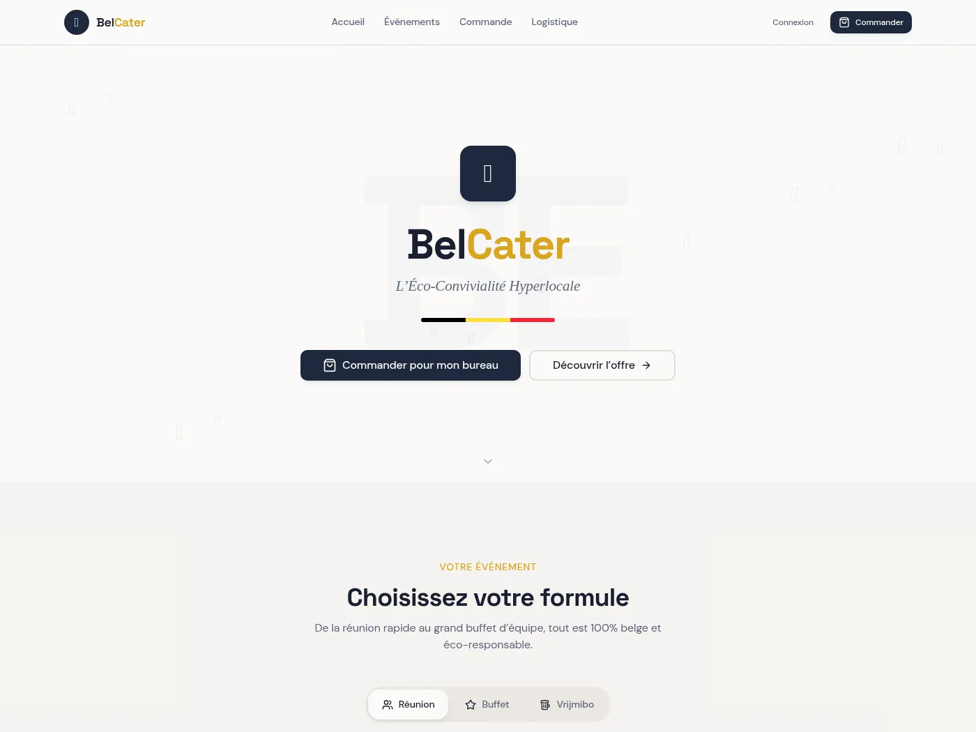 BelCater Eco Catering App
