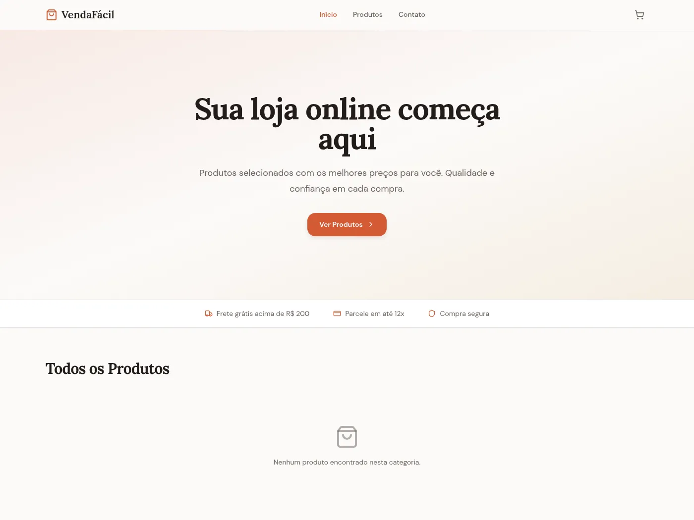 VendaFácil Web