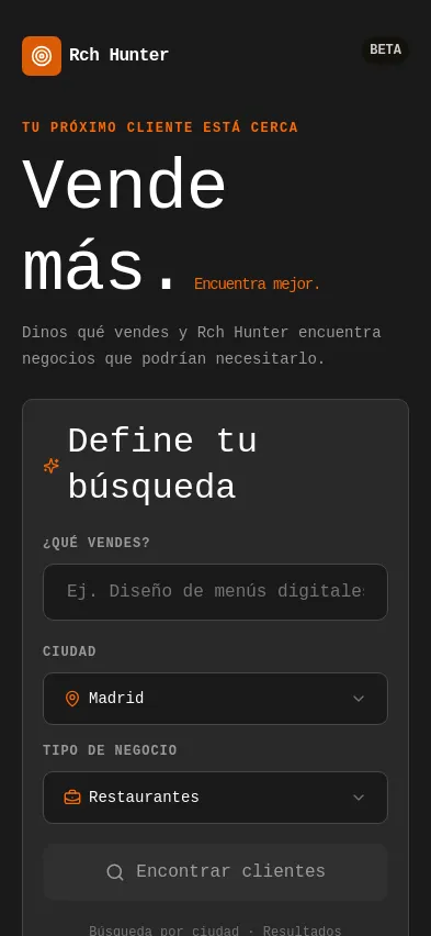 Rch Hunter Client Finder