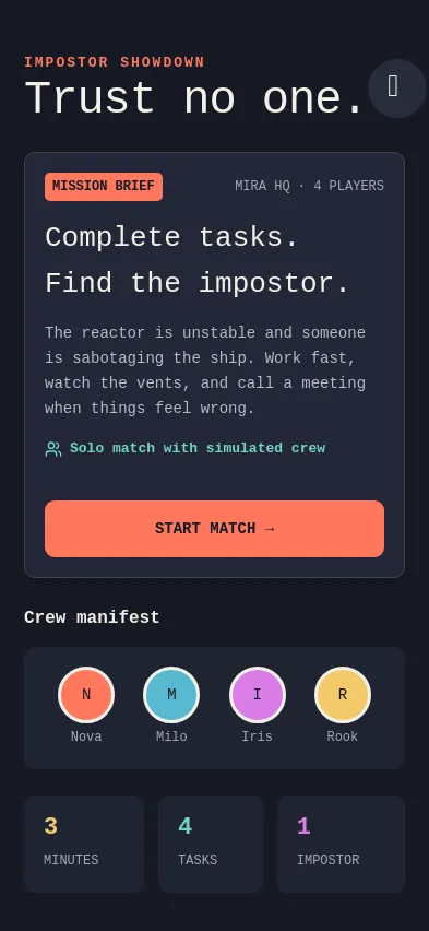 Impostor Showdown