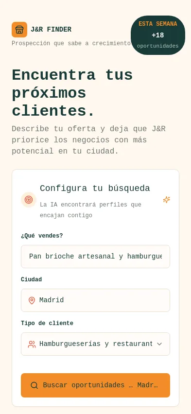 Hamburgueseria J&R Finder