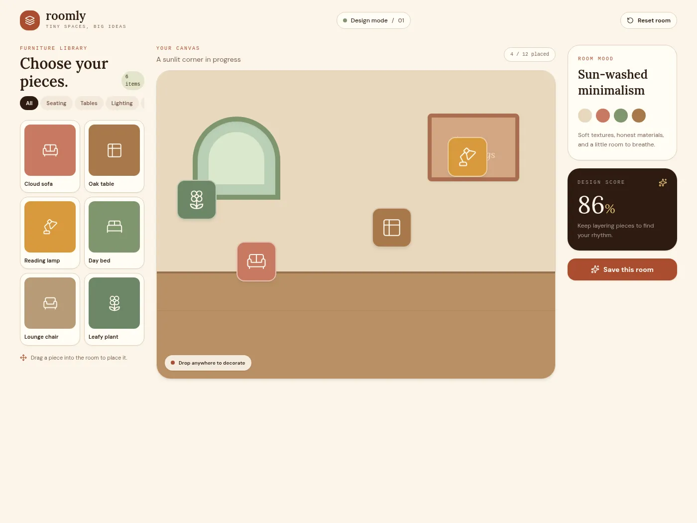 Room Design Game