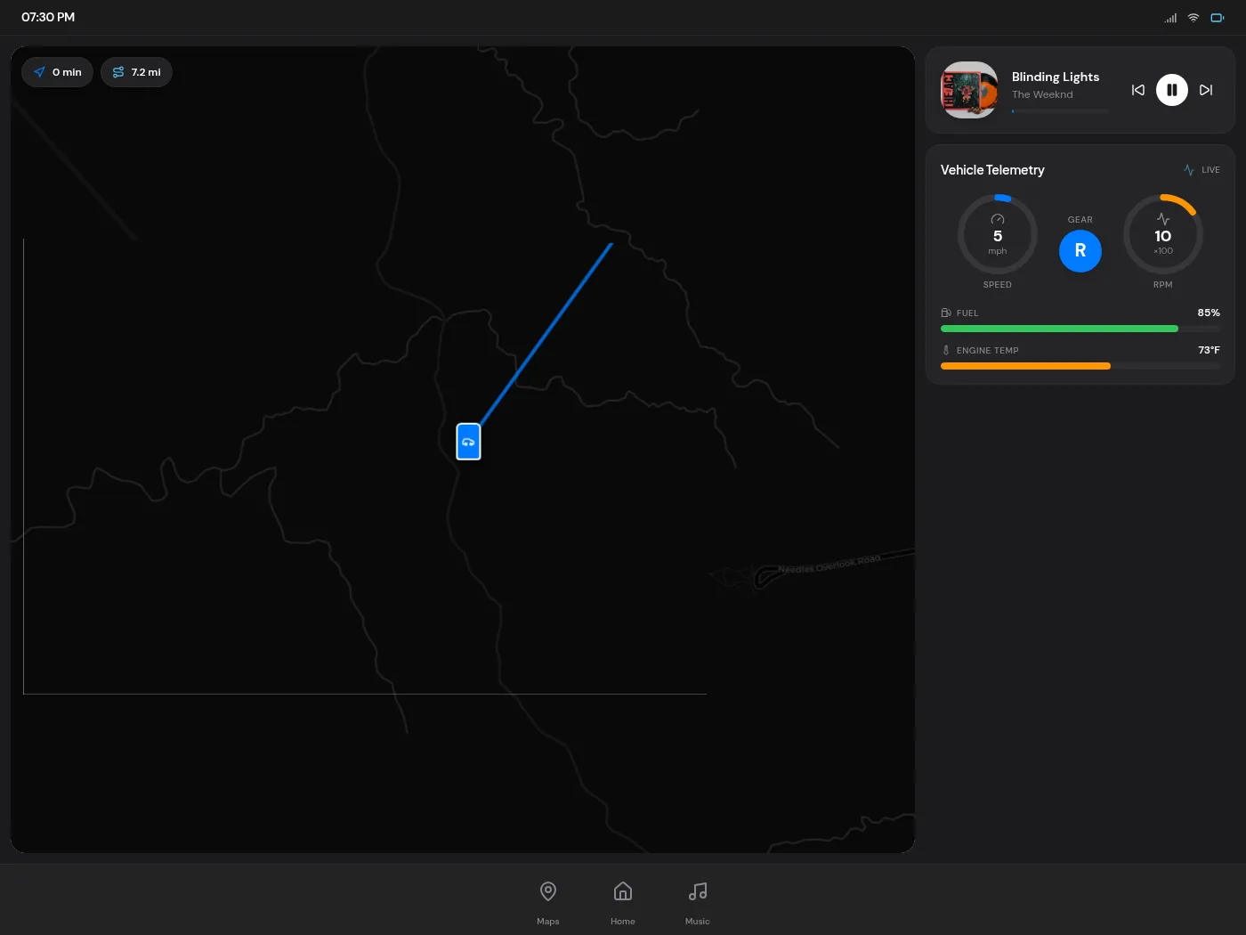 BeamNG CarPlay Dashboard