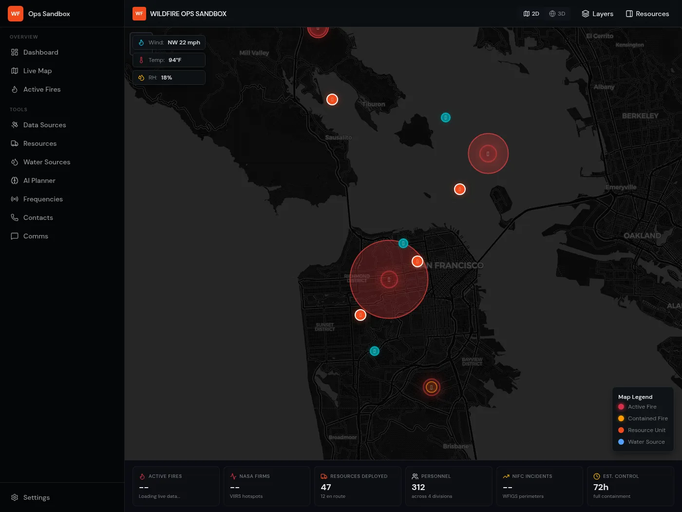 Wildfire Ops Sandbox