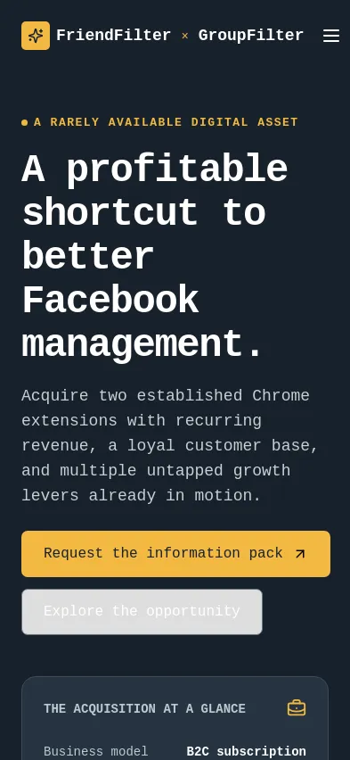 FriendFilter & GroupFilter