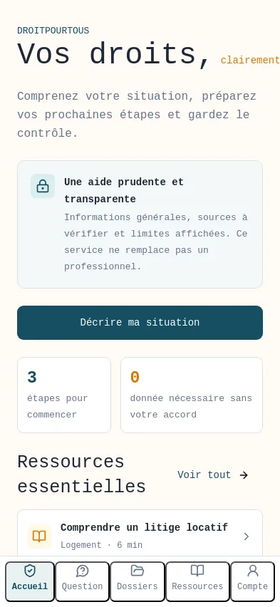 DroitPourTous Juridic App
