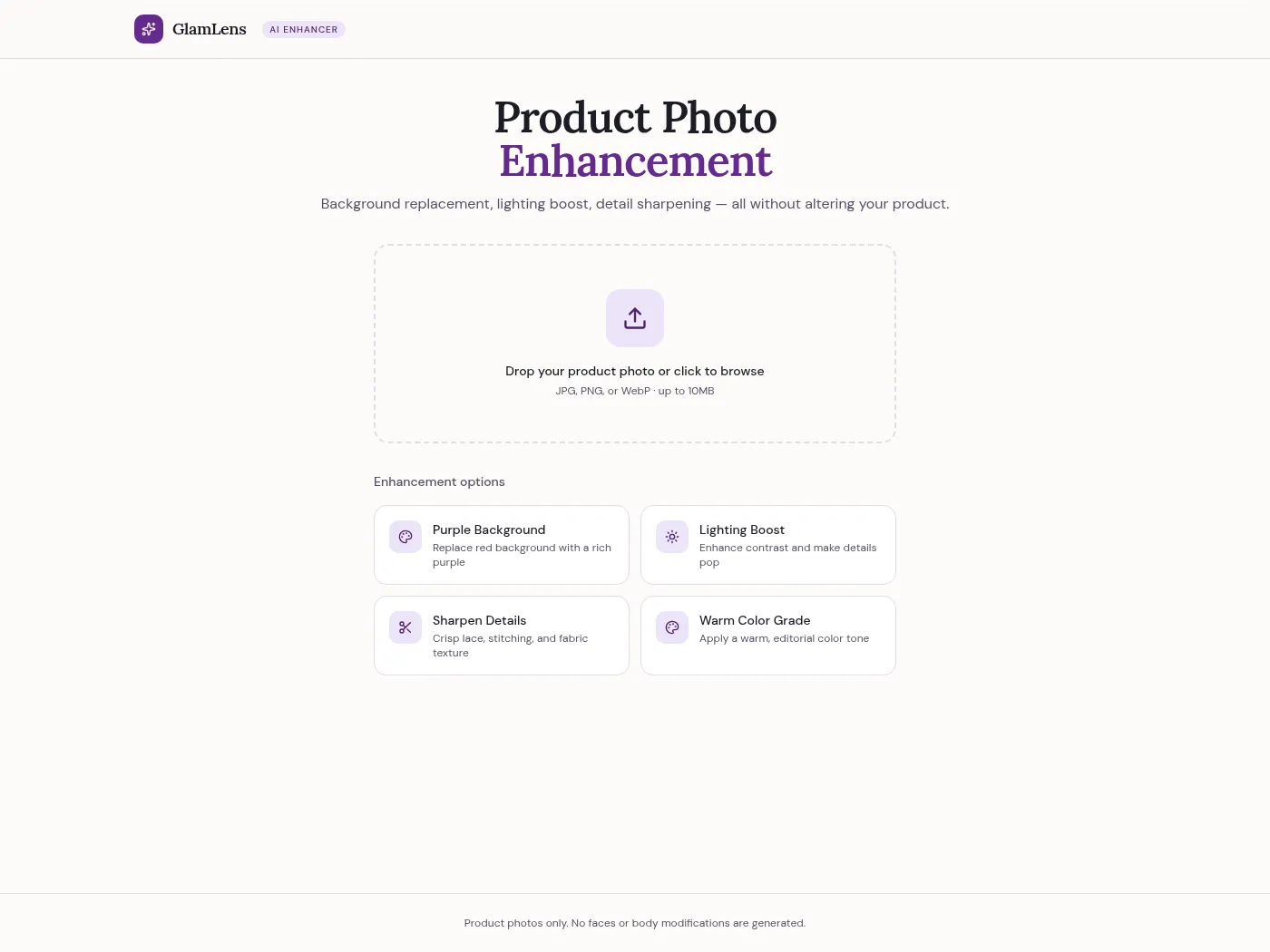 GlamLens AI Enhancer