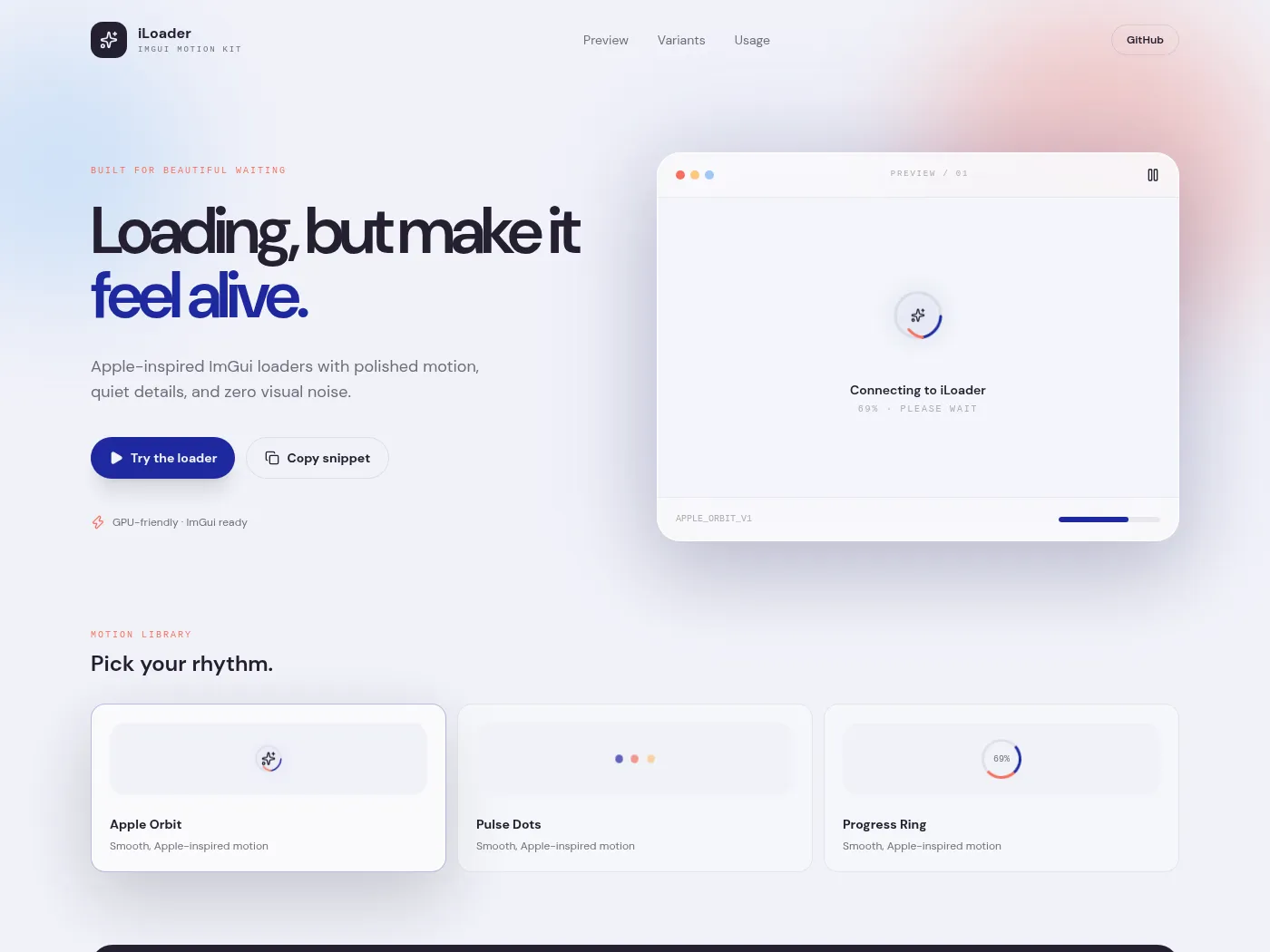 iLoader Animations